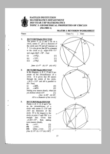 2020 RI Year 3 IP (Sec 3 Integrated Programme) Mathematics Topical ...
