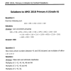 AMO P6 Math Olympiad Past Year Competition Papers ( American ...